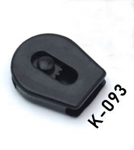 45 pcs / lot black plastic POM ball cord lock togg... – Grandado