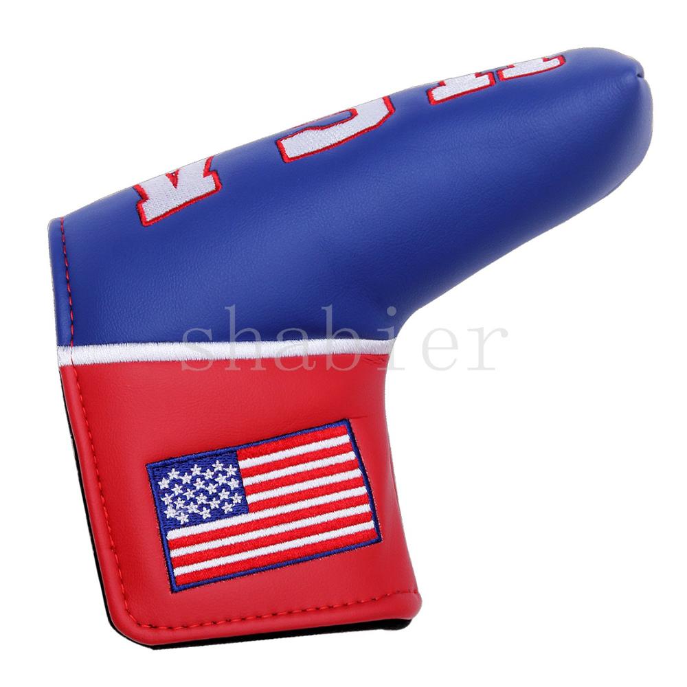 Golf Putter Headcover USA Blade Putters Head Cover... – Grandado