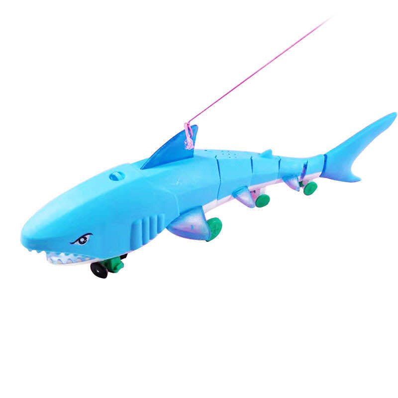 Electric Shark Toy Glow Toy With Hand Leash Electr... – Vicedeal