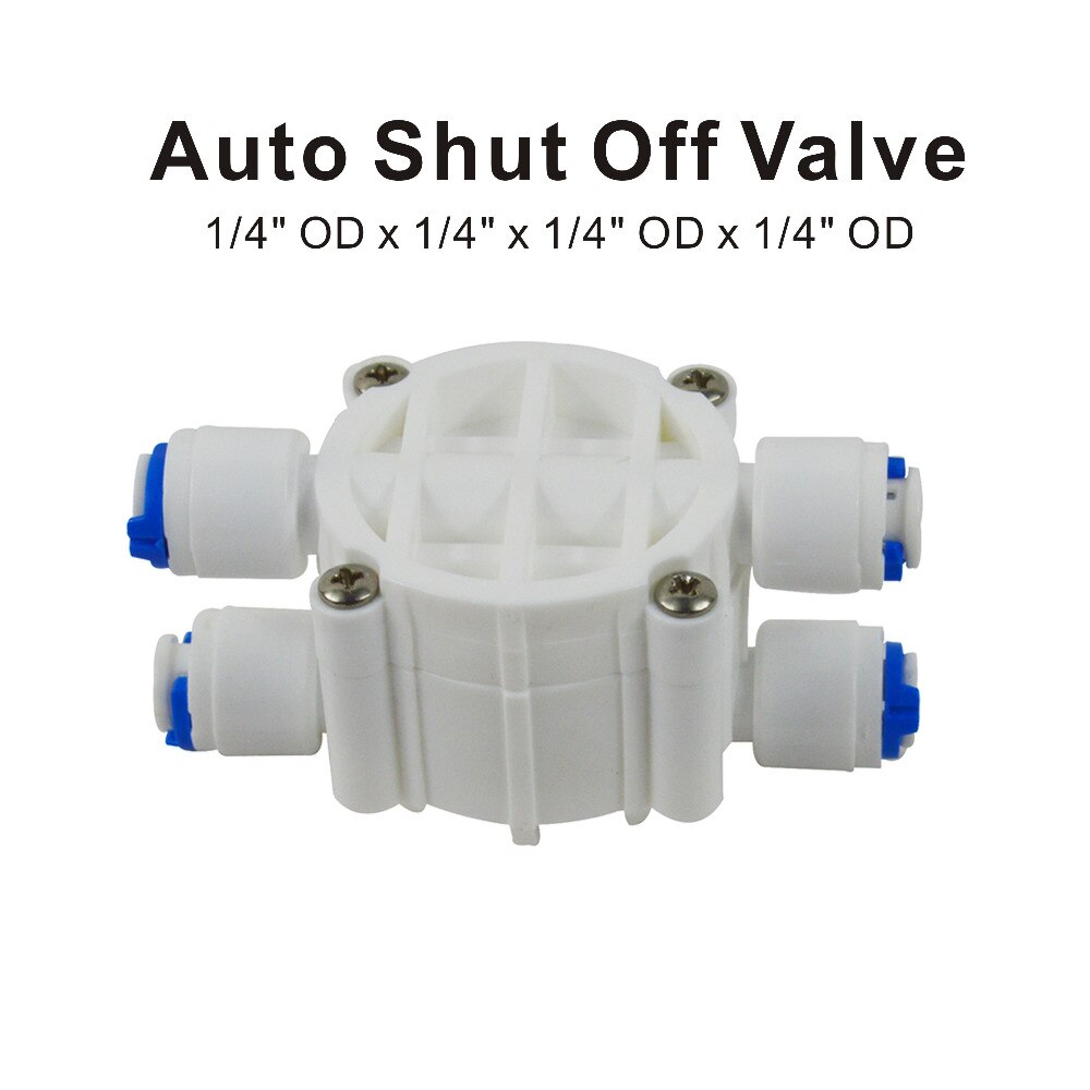 Auto Shut Off Valve 1/4" OD Quick Connect Fittings... – Vicedeal