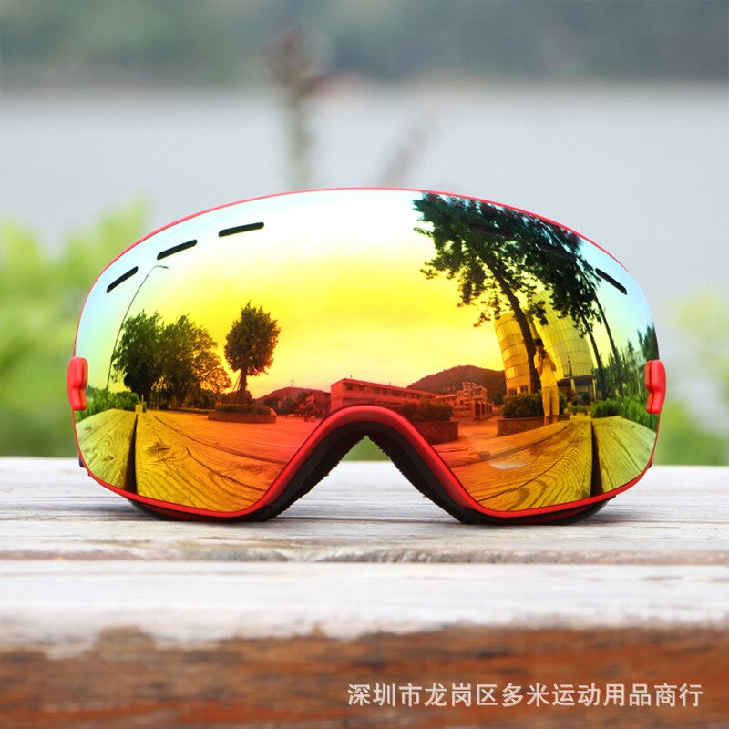 Comma Large Spherical Double Layer Anti-fog Ski Go... – Grandado