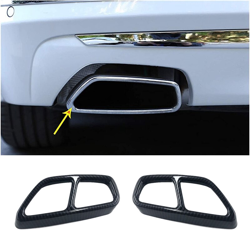 Car Rear Exhaust Muffler Decorative Frame Trim Exh... – Grandado