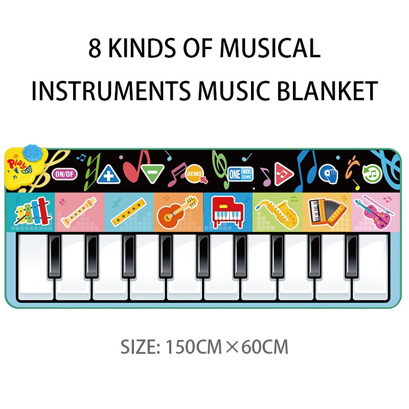 Kinderen Pedaal Piano Muziek Spel Tapijt Kinderen ... – Vicedeal