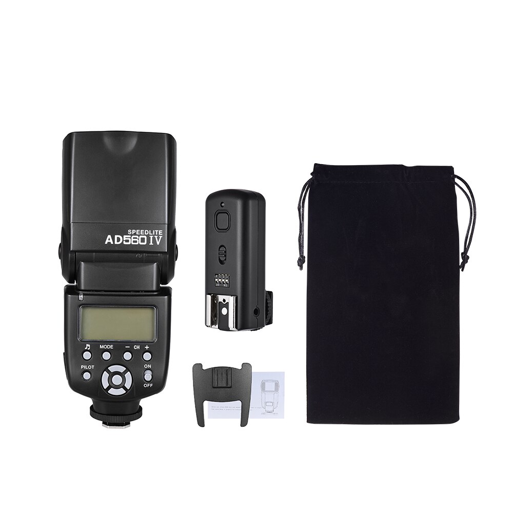 Andoer AD560 IV 2.4G Wireless On-camera Slave Spee... – Grandado