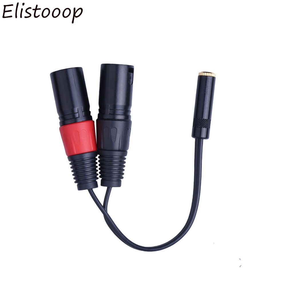 3.5mm Stereo Female Jack to Dual XLR 3 Pin male Pl... – Grandado