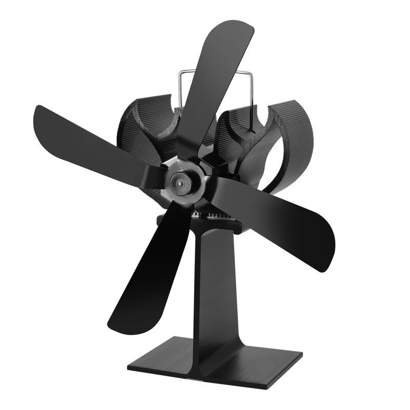 4 Bladen Warmte Aangedreven Kachel Ventilator Voor... – Grandado