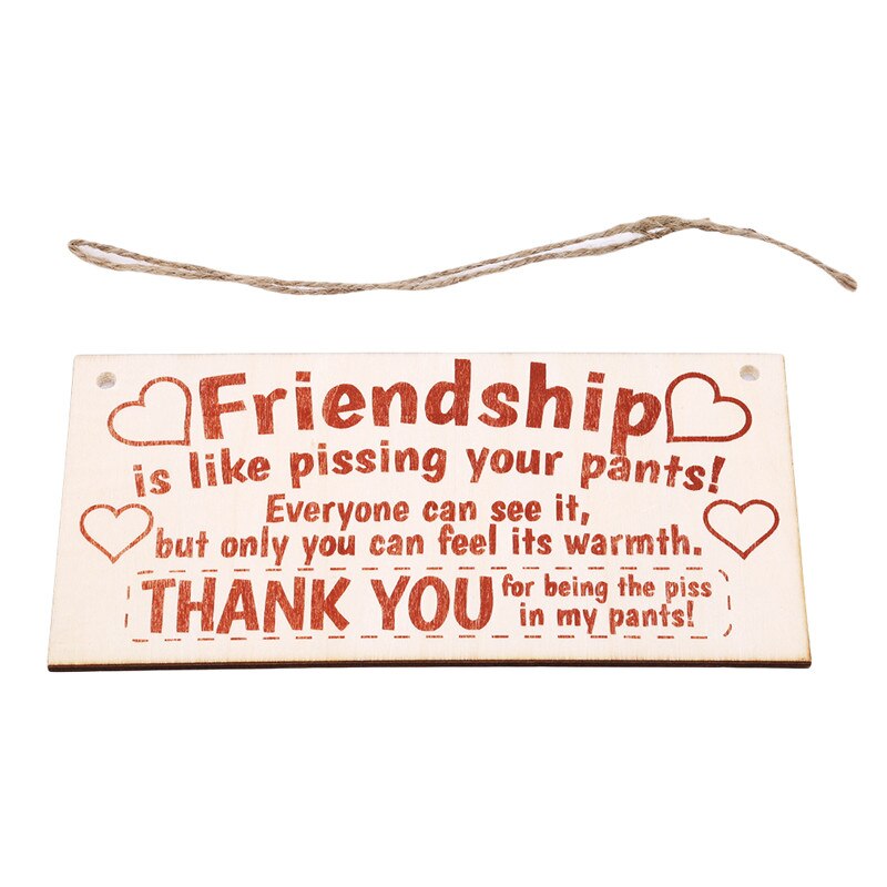 Friendship Sign Best Friend Plaque Shabby Chic Hea... – Grandado