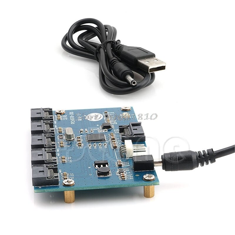 Adapter Card SATA 1 to 5 Port Converter (SATA Port... – Grandado
