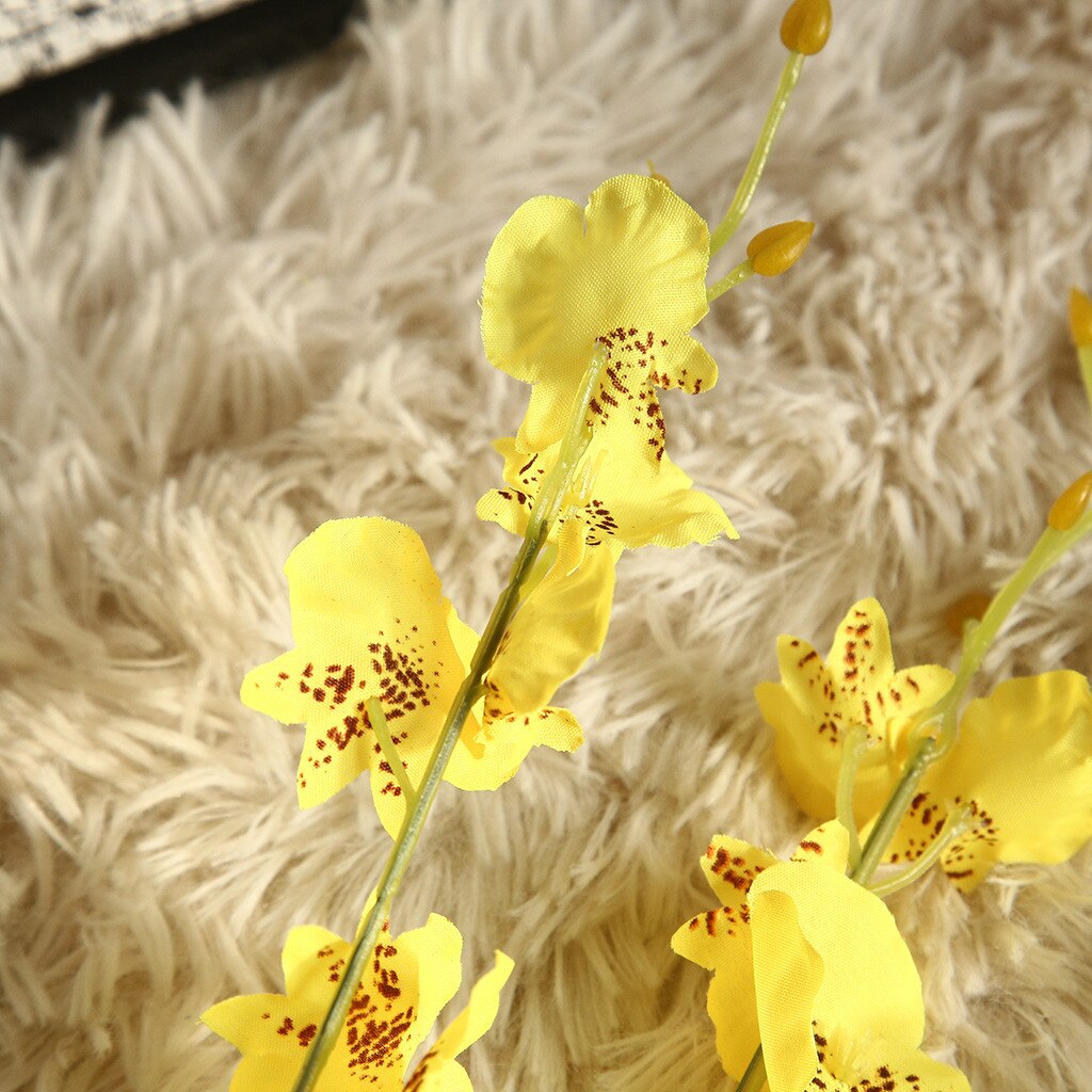 Dancing Lan Heart Orchid Artificial Flower DIY Bou... – Grandado