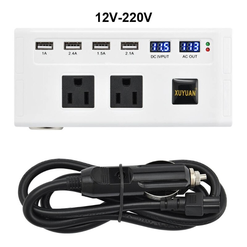 200W Car Power Inverter DC 12V to AC 110V/220V Vol... – Vicedeal