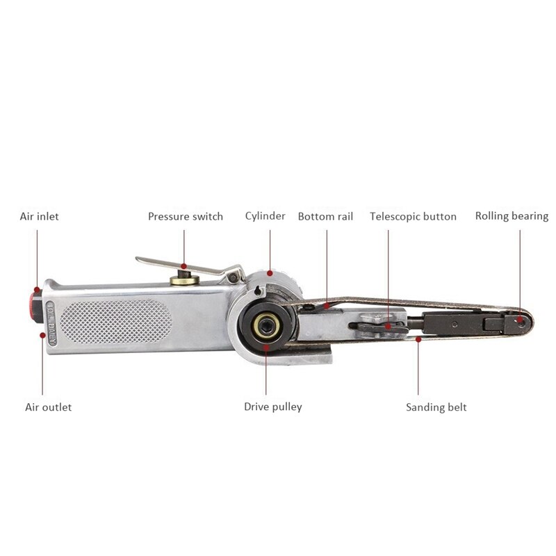 Air Belt Sander 15000 Rpm Pneumatic Belt Sander Ma... – Grandado