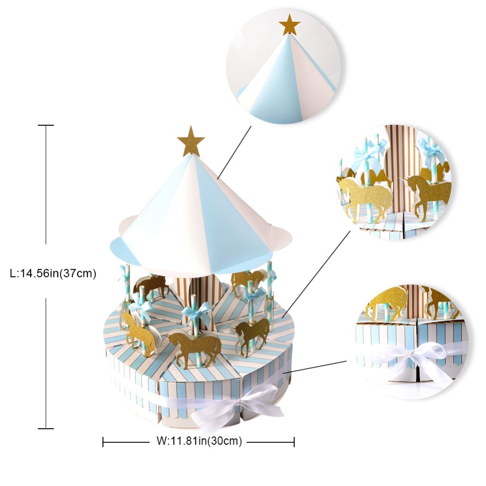 OurWarm Unique Carousel Candy Box for Unicorn Part... – Grandado