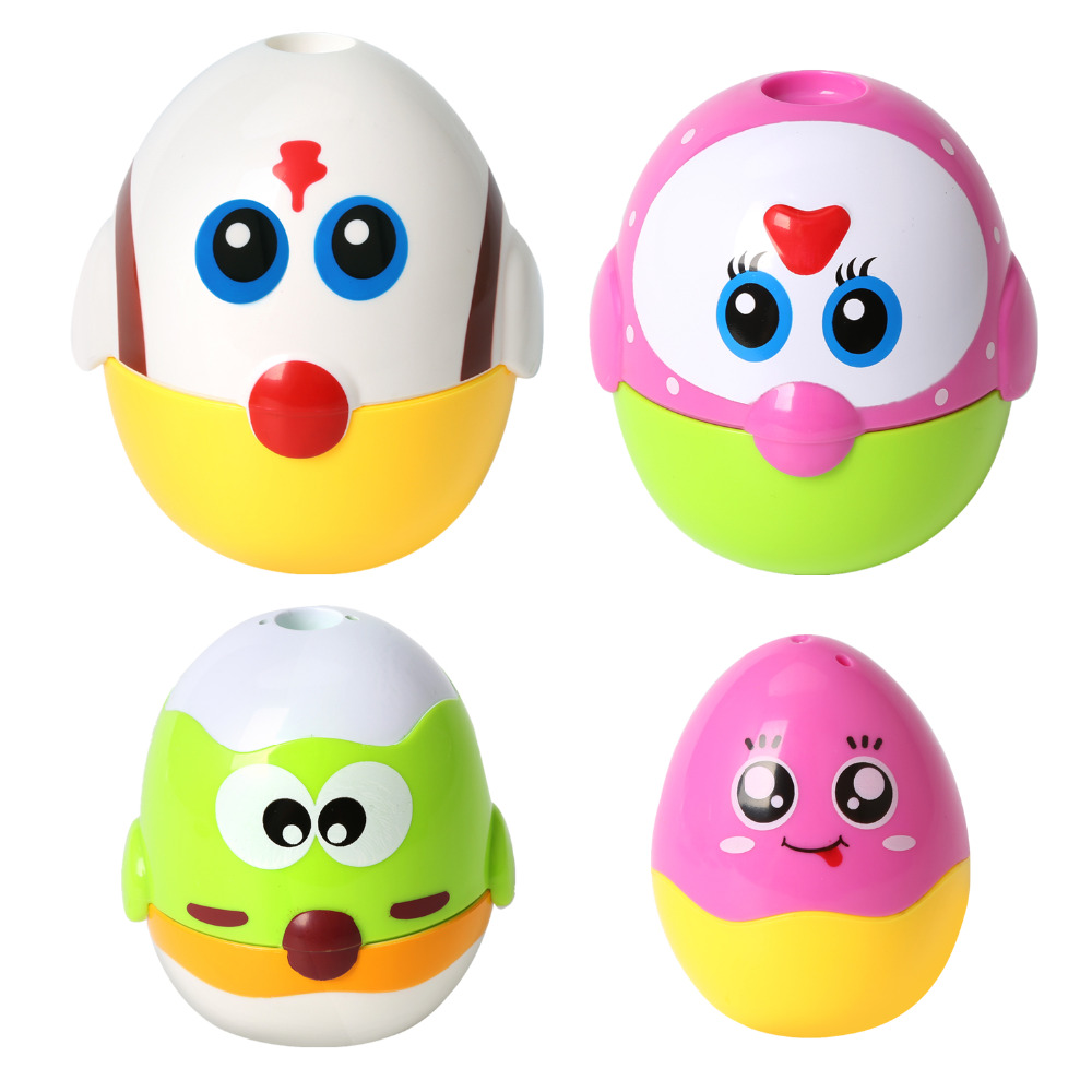 4pcs/set Egg Shape Family Nesting Dolls Set Colorf... – Grandado