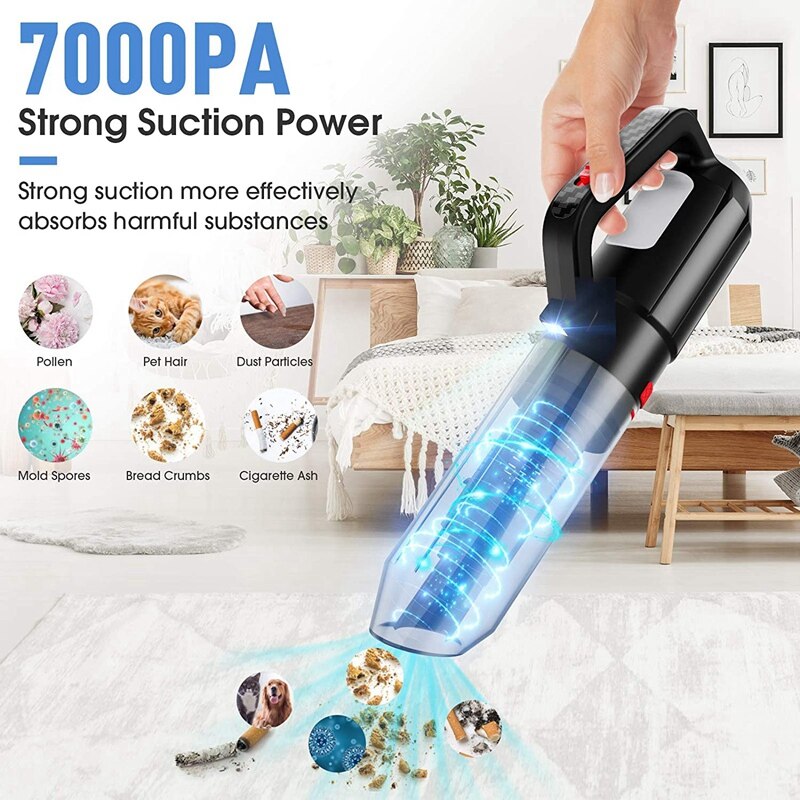 Handheld Vacuum Cordless, Portable Vacuum Cleaner ... – Grandado