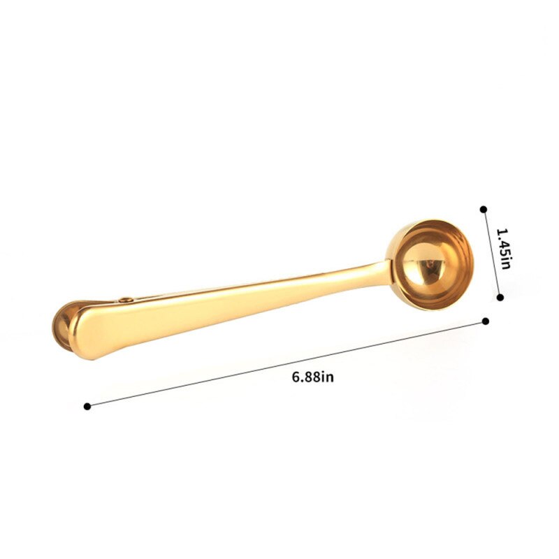 2 In 1 Stainless Steel Coffee Spoon Sealing Clip K... – Vicedeal