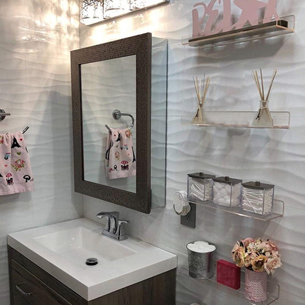 Clear Acrylic Book Photo Display Rack Holder Wall ... – Vicedeal