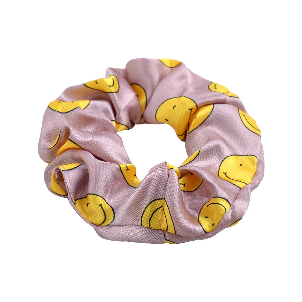 12 Colors Cute Dolphin Smiley Hair Scrunchie Elast... – Grandado