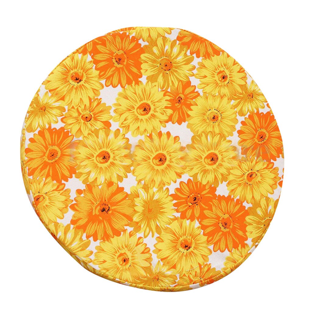 3D Flower Cotton Office Chair Back 380mm Cushion S... – Grandado