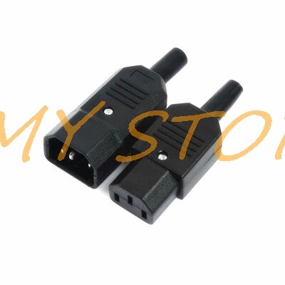 IEC 320 C14 Male Plug to C13 Female Socket PC Comp... – Grandado