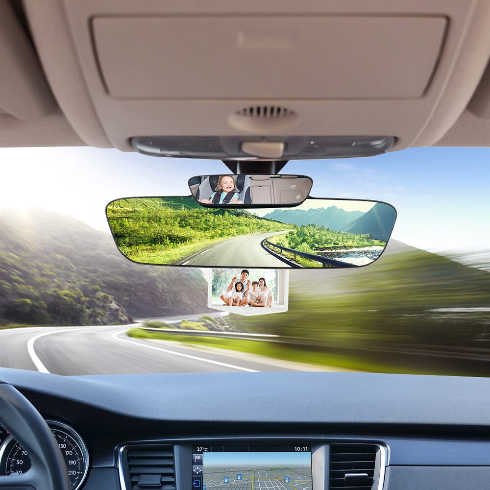 Universal Double Lens Rear View Stop Sign Photo Fr... – Vicedeal