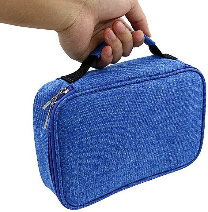 72 Holes Pencil Case for School Pen Box Cute Bee C... – Grandado