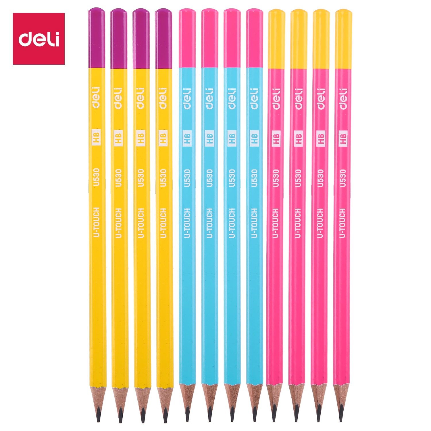 Deli Graphite Pencils for School 1 Box(12PCS) HB/2... – Vicedeal