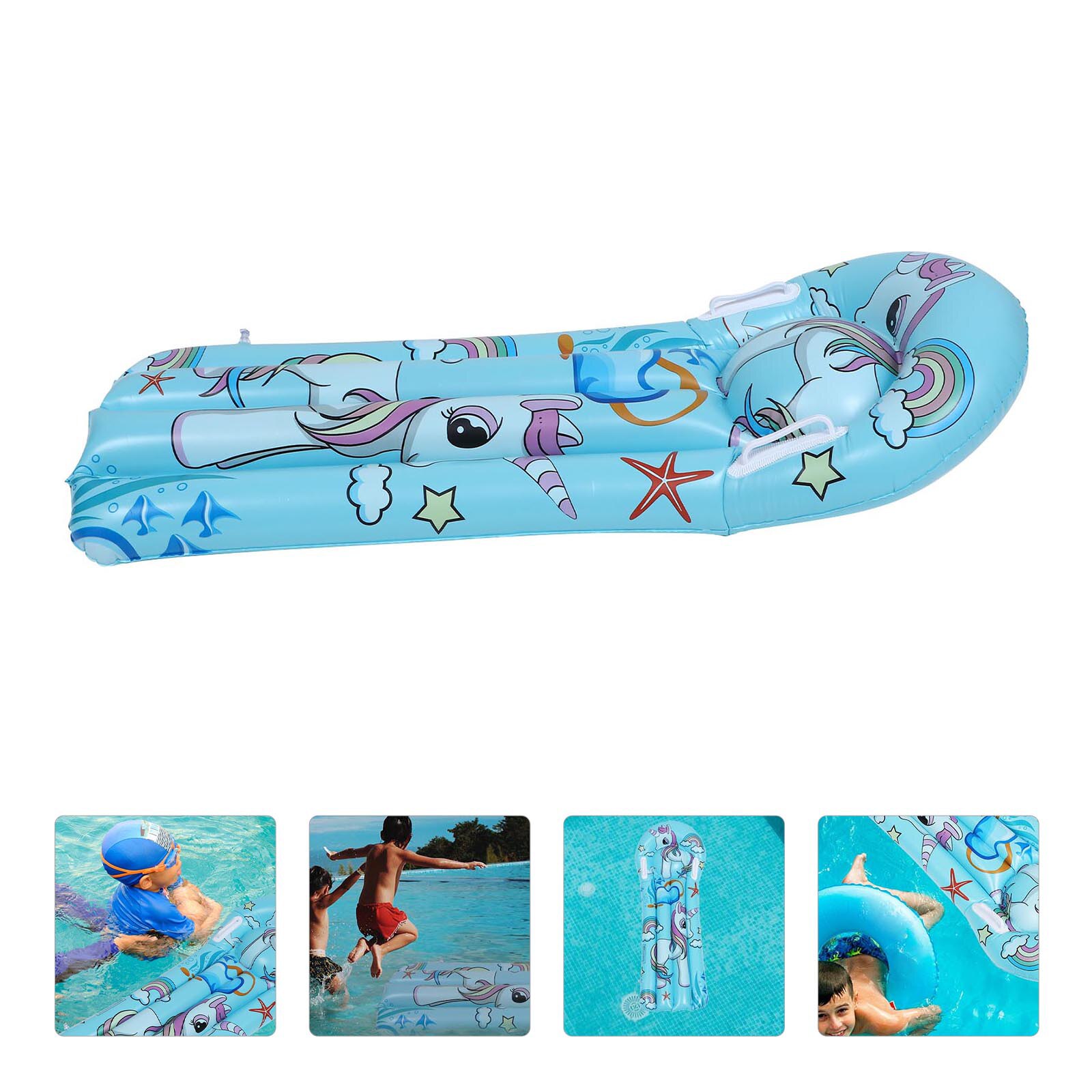 Colchoneta flotante inflable para niños, forma cre... – Grandado