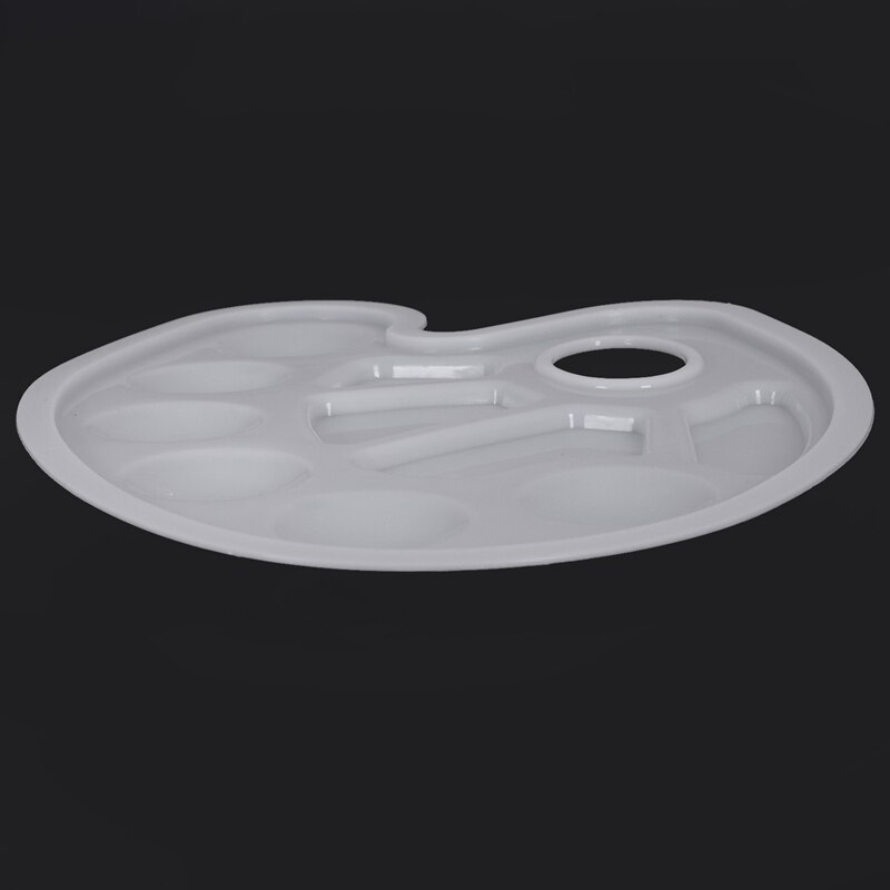 Paint Tray Palette 10-grid Thumb Hole, White – Grandado