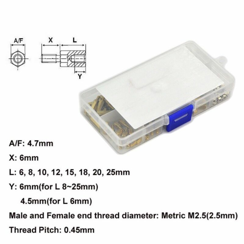240pcs M2.5 Hex Male-Female Standoff/Screw/Nut Kit... – Grandado