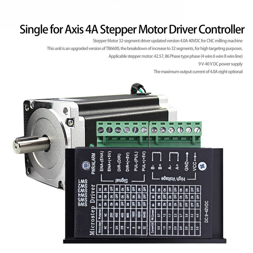 1PCS CNC Single Axis 4A TB6600 Stepper Motor Drive... – Grandado
