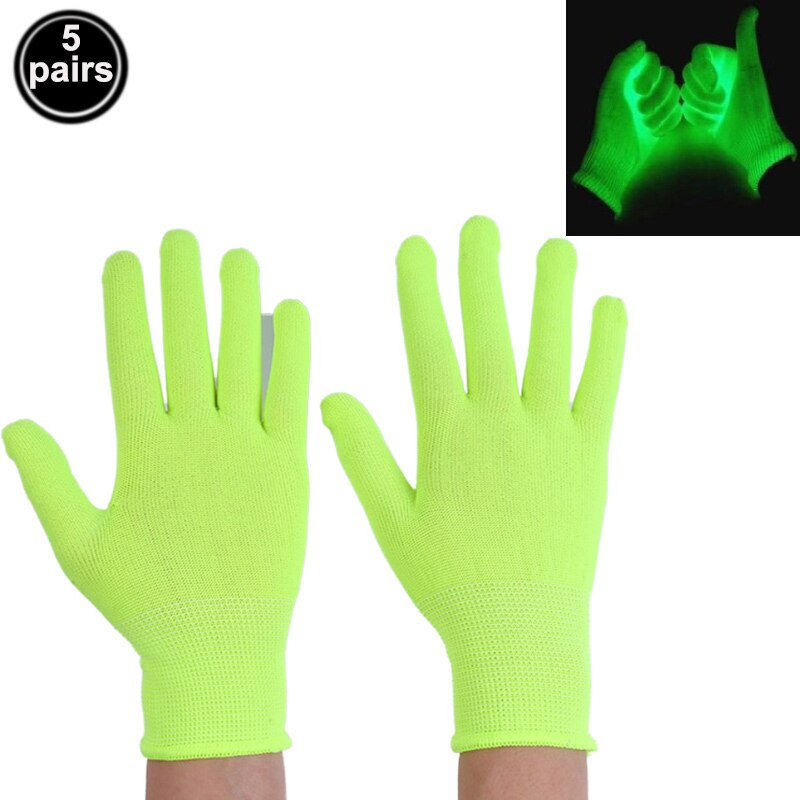 Neon gloves Glow Party Decorations Fluorescent glo... – Grandado