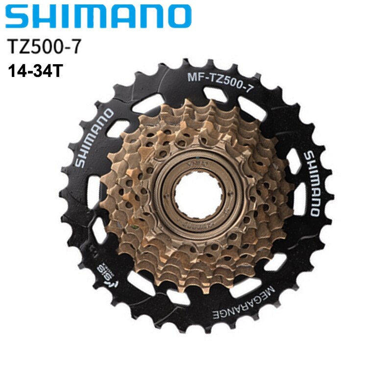 SHIMANO MF-TZ500-7 Bicycle Freewheel 14-34T Steel ... – Grandado