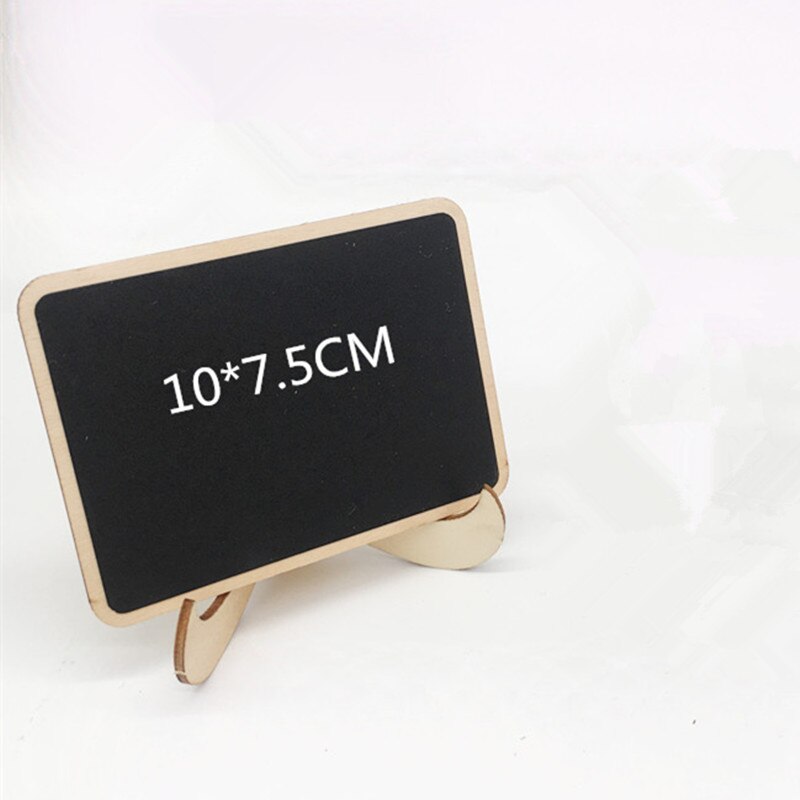 5pcs Mini Wooden Blackboard Chalkboard Message Boa... – Vicedeal