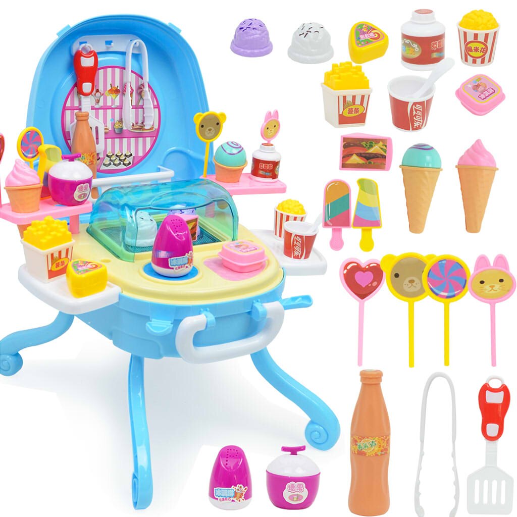 Pretend Play Kitchen Toy, Ice Cream Role Play Set ... – Grandado