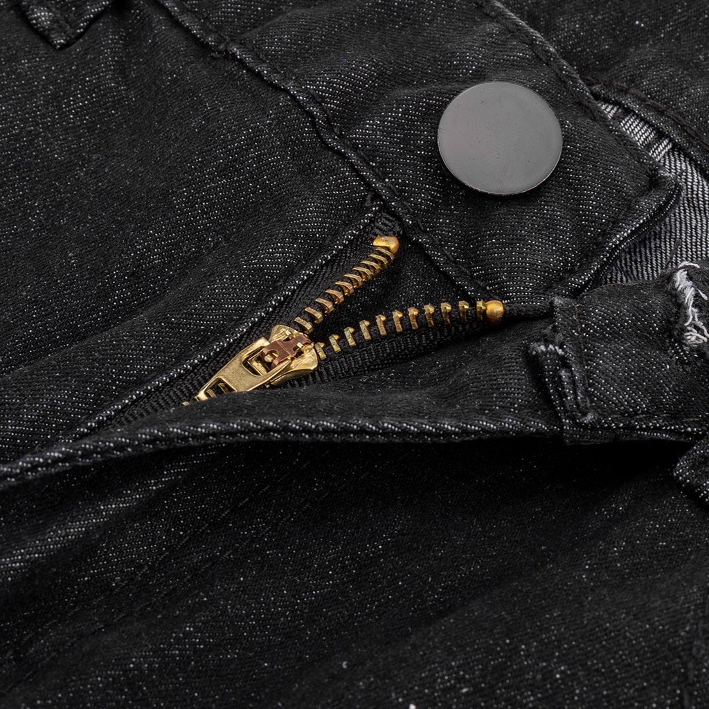 Men Jeans Face Printed Zipper Denim Wash Vintage H... – Grandado