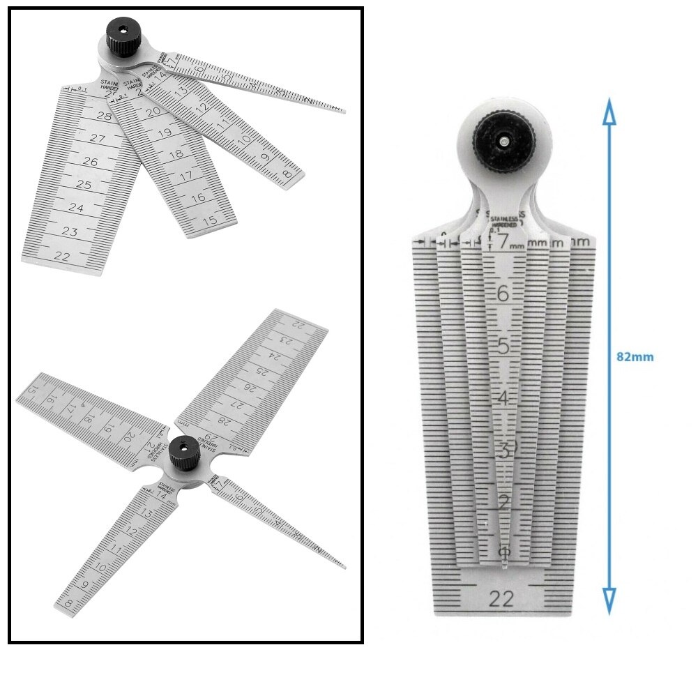 0-29mm Slver Stainless Steel Metric Taper Gauge Ga... – Vicedeal
