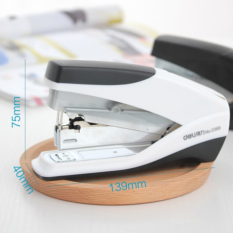 deli 0368 power Saving Stapler Office Supplies Pap... – Grandado