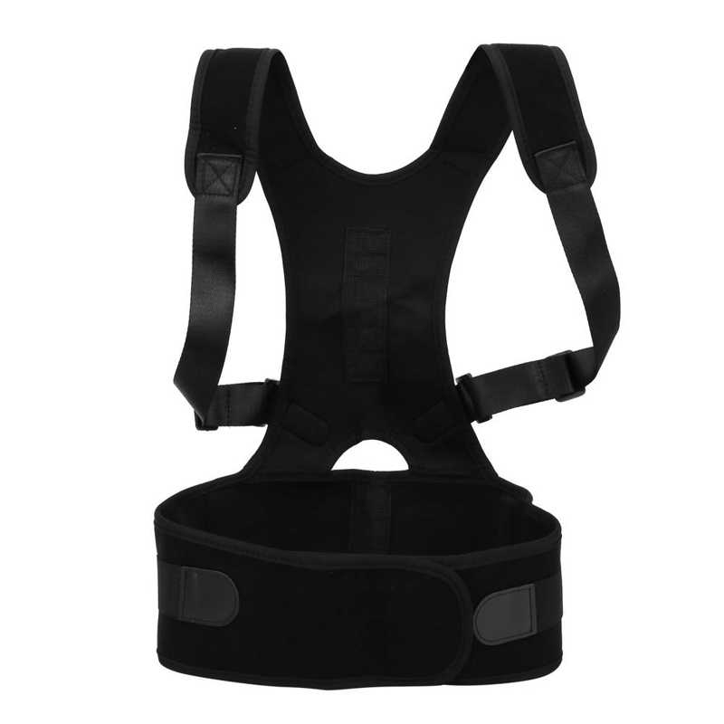 Back Waist Support Brace Posture Corrector Neopren... – Grandado