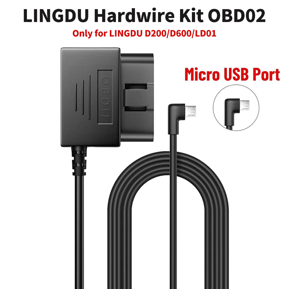 LINGDU OBD Hardwire Kit Type C Poort/Micro USB-poo... – Grandado