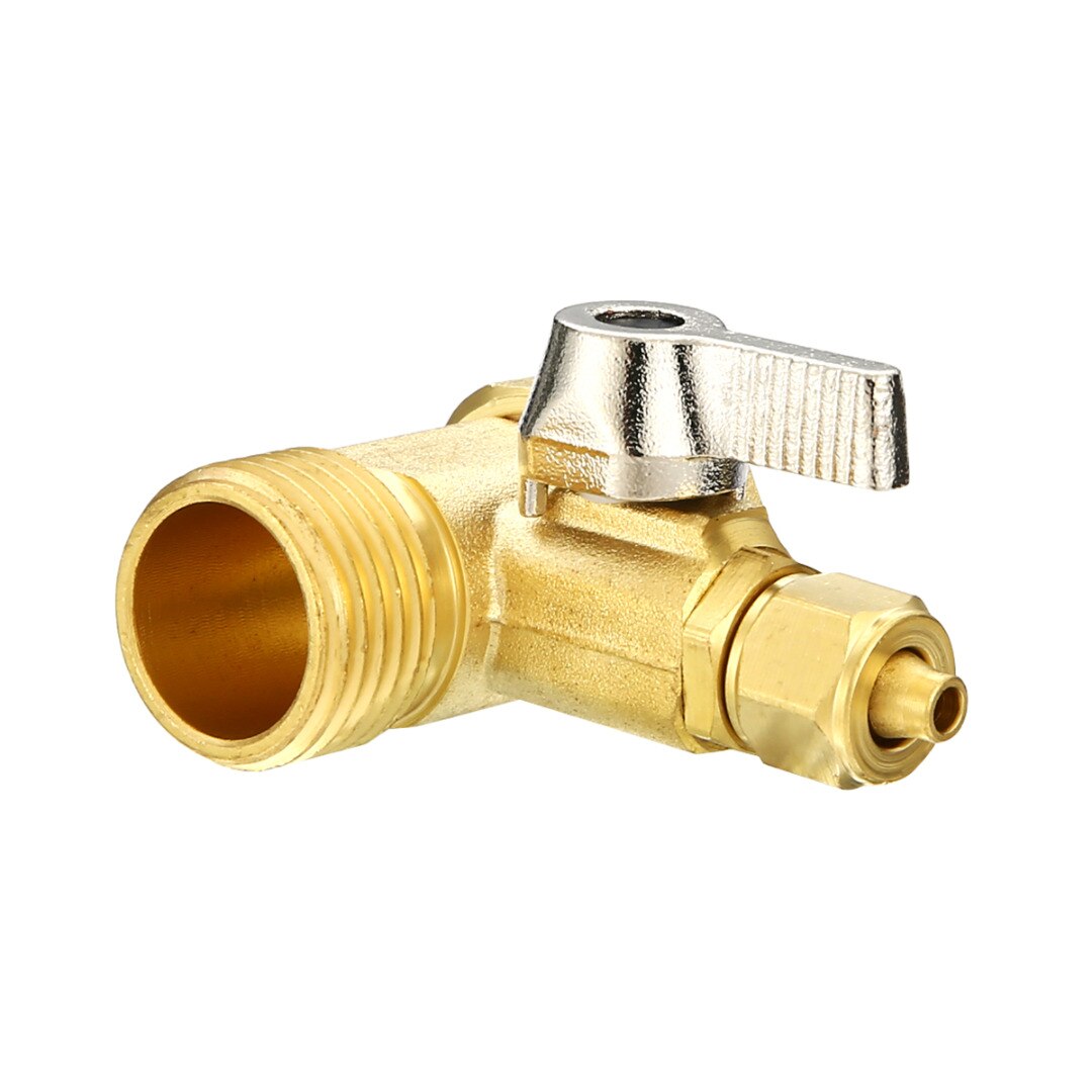 RO Water Feed Adapter Feed Water Adapter 1/2" To 1/4" Ball Valve Faucet ...