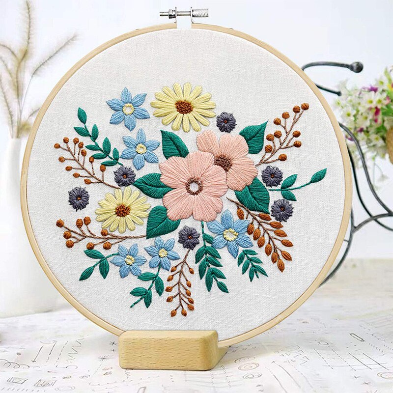 Full Range of Embroidery Starter Kit with Pattern,... – Grandado