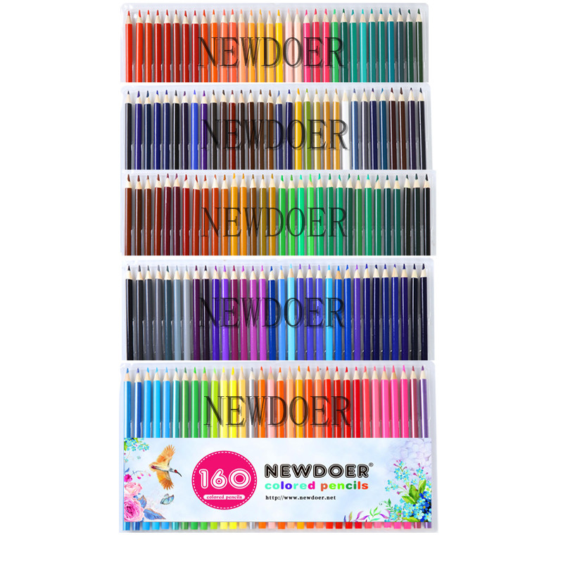 NEWDOER 160 different Colored Pencils Lapis De Cor... – Grandado