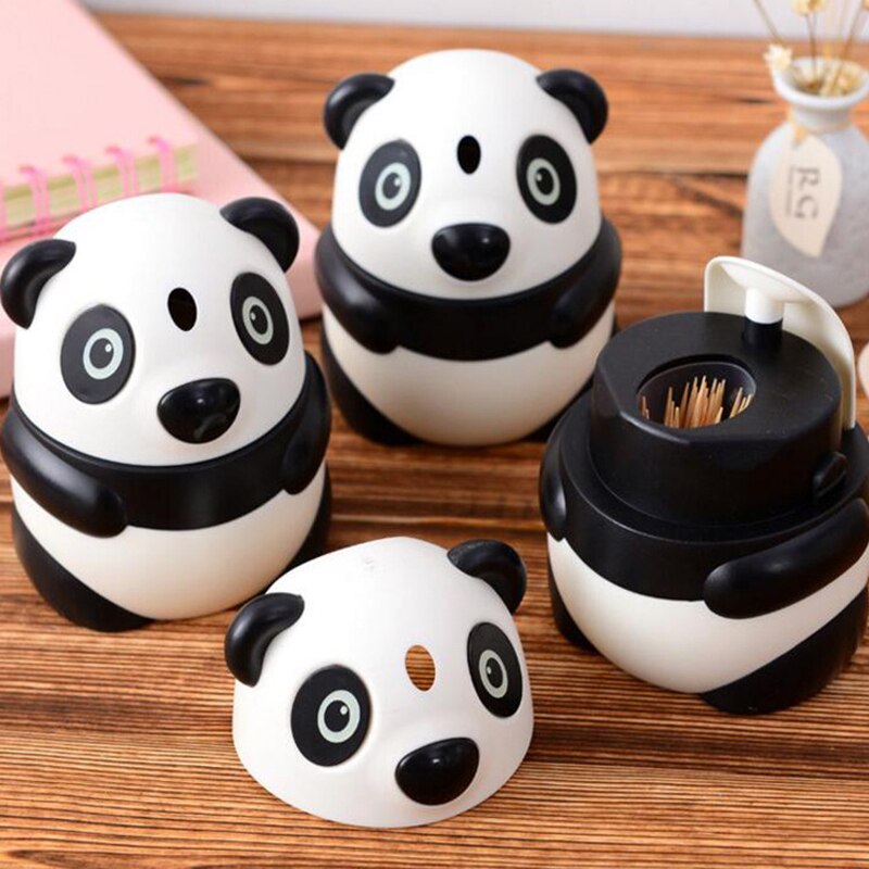 Cute cartoon toothpick box bearcat automatic tooth... – Grandado