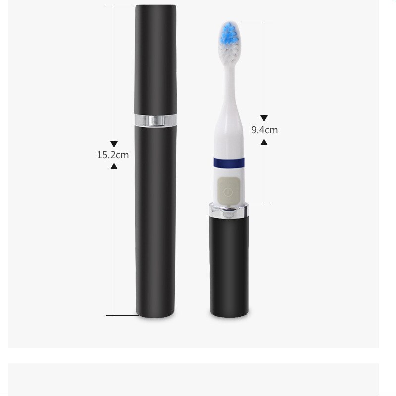 Mini Dry Battery Electric Toothbrush Adults Soft S... – Grandado