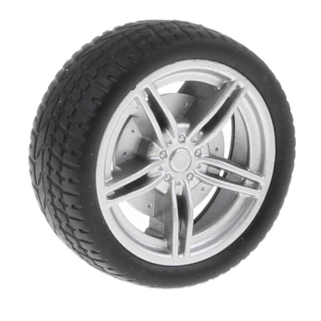 10 pcs Tires On Road Wheel Rims & Plastic Tire 30m... – Grandado