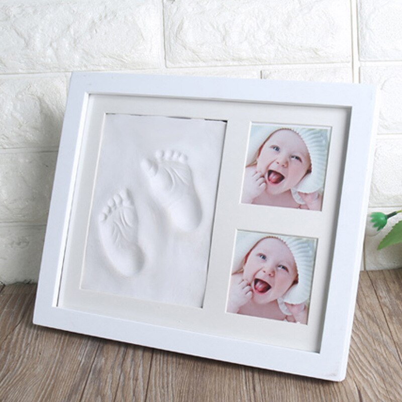 Newborn Baby Photo Frame DIY Handprint & Footprint... – Grandado