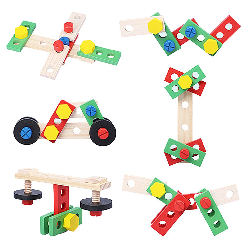 DIY Portable Multifunction Wooden Tool Toys With S... – Vicedeal