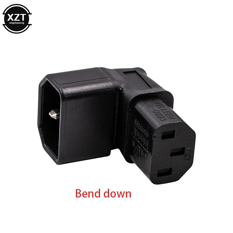 3Pin IEC Connector Down UP 90 Angled IEC 320 C14 M... – Grandado