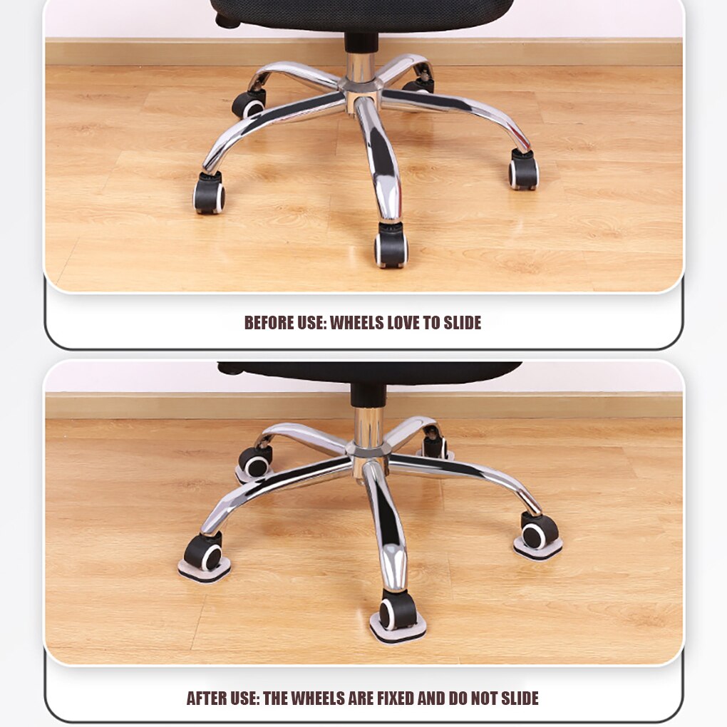 5 Pieces Non-Slip Furniture Leg Wheel Stoppers Rec... – Vicedeal