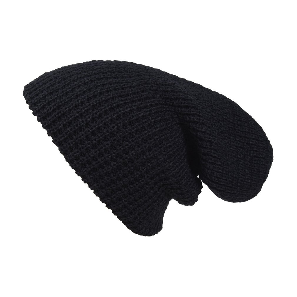 Beanies for Men Solid Woolen Thickened Knit Cap Wa... – Grandado